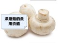 洋蘑菇是什么_洋蘑菇怎么吃