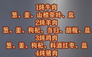 炖肉料配方有哪些_家常炖肉料怎么配