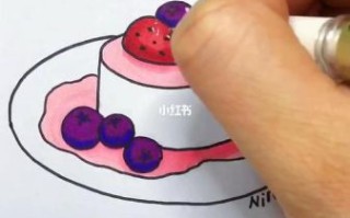 草莓布丁简笔画怎么画_草莓布丁简笔画步骤