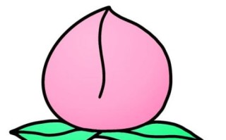 桃子图片卡通_怎么画才可爱