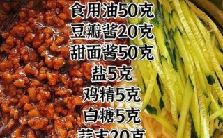 炸酱面肉酱怎么做_炸酱面肉酱配料有哪些