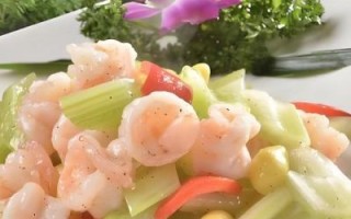 西芹虾仁怎么炒才脆嫩_西芹虾仁热量高吗