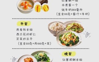 一日三餐健康食谱_如何搭配营养又减脂