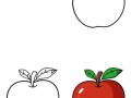 简笔画水果怎么画_十种水果简笔画步骤