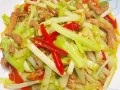 韭黄青椒炒肉丝怎么做_家常做法步骤