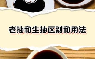 生抽和老抽的区别_生抽怎么用才好吃