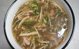 酸辣肚丝汤怎么做_酸辣肚丝汤的家常做法