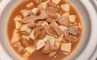豆腐炖大肠怎么做_豆腐炖大肠家常做法