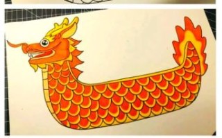 儿童画龙舟怎么画_龙舟简笔画步骤