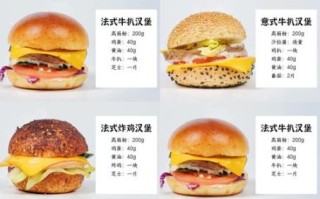 做汉堡需要哪些材料_汉堡配料清单