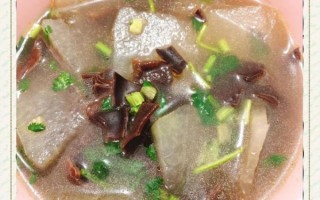 冬瓜木耳香菜汤能减肥吗_冬瓜木耳香菜汤的做法