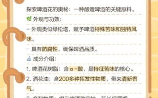 啤酒花是什么_啤酒花的作用与功效