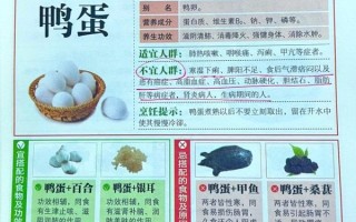鸭蛋的功效与作用_鸭蛋的禁忌有哪些