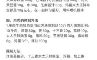 秘制烧烤料配方大全_烧烤料怎么调才够香