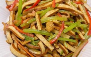 芹菜香干肉丝怎么做好吃_芹菜香干肉丝做法窍门