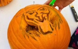 卡纸南瓜灯怎么做_万圣节手工教程