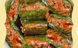 虎皮尖椒酿肉怎么做_虎皮尖椒酿肉家常做法