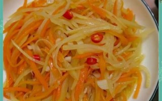 凉拌土豆丝胡萝卜丝怎么做_土豆丝胡萝卜丝怎么拌好吃