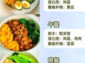 健身减脂食谱_如何搭配三餐