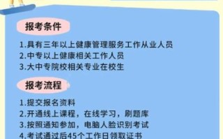 健康管理师报考条件_需要哪些学历