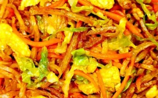 饭店炒饼丝怎么做_炒饼丝不粘锅的窍门