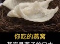 燕窝是燕子的窝吗_燕窝到底是什么做的