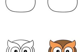 卡通猫头鹰怎么画_卡通猫头鹰简笔画教程
