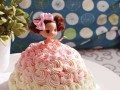 芭比娃娃蛋糕图片漂亮_如何制作高颜值芭比蛋糕