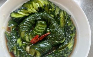 蛇皮黄瓜的家常做法_天津窍门