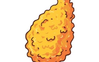 鸡腿简笔画彩色怎么画_鸡腿简笔画彩色步骤