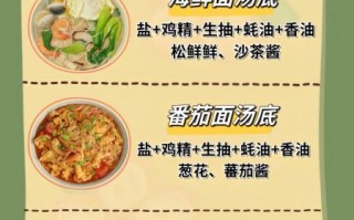 普通面条的汤料怎么调_家常汤面汤底配方