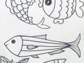 鱼简笔画怎么画_鱼图片简笔画大全