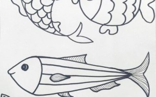 鱼简笔画怎么画_鱼图片简笔画大全