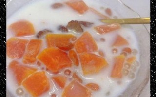 椰汁木瓜西米露怎么做_椰汁木瓜西米露热量高吗