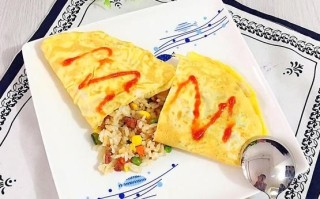 蛋包饭的蛋皮怎么做_网红蛋皮不破秘诀