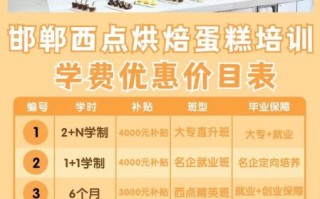 蛋糕甜品学校哪家好_学费大概多少钱