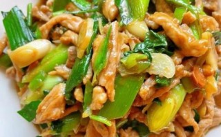 蒜苗肉丝怎么炒好吃_蒜苗肉丝的家常做法