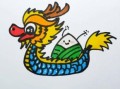 端午节龙舟简笔画怎么画_端午节龙舟简笔画步骤