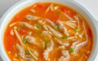 番茄金针菇汤怎么做_番茄金针菇汤热量高吗