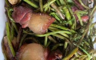 藜蒿炒腊肉怎么做_藜蒿炒腊肉图片实拍技巧