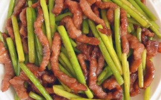 蒜苔肉丝怎么炒才嫩_蒜苔肉丝做法窍门