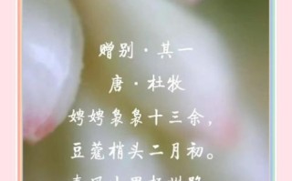 豆蔻年华的诗句有哪些_豆蔻年华指几岁