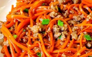 红胡萝卜怎么炒好吃_红胡萝卜炒肉的做法