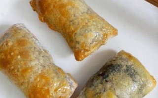 炸春卷的做法_豆沙馅怎么做才酥脆