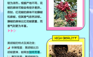 黑胡椒和花椒的区别_哪个更辣