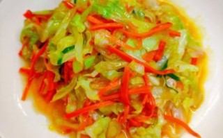 炒卷心菜丝怎么炒才脆_卷心菜丝家常做法