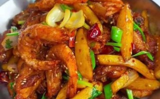 干锅基围虾怎么做好吃_家常干锅基围虾做法大全