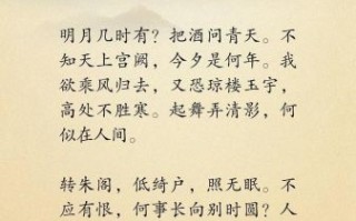 苏东坡最经典的诗词有哪些_如何鉴赏