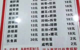 面馆加盟费要多少钱_面馆加盟费用明细