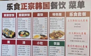 韩式菜单图片大全_韩式菜单怎么设计